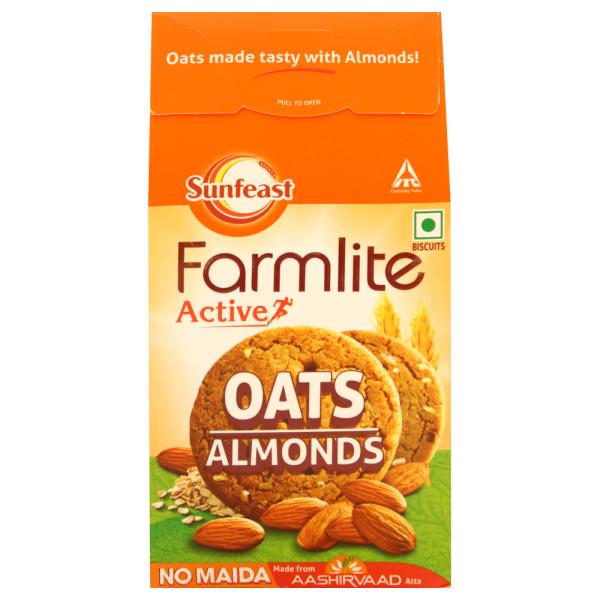 Sunfeast Farmlite Active Oats Biscuits With Raisins 150 g | Glubery.com